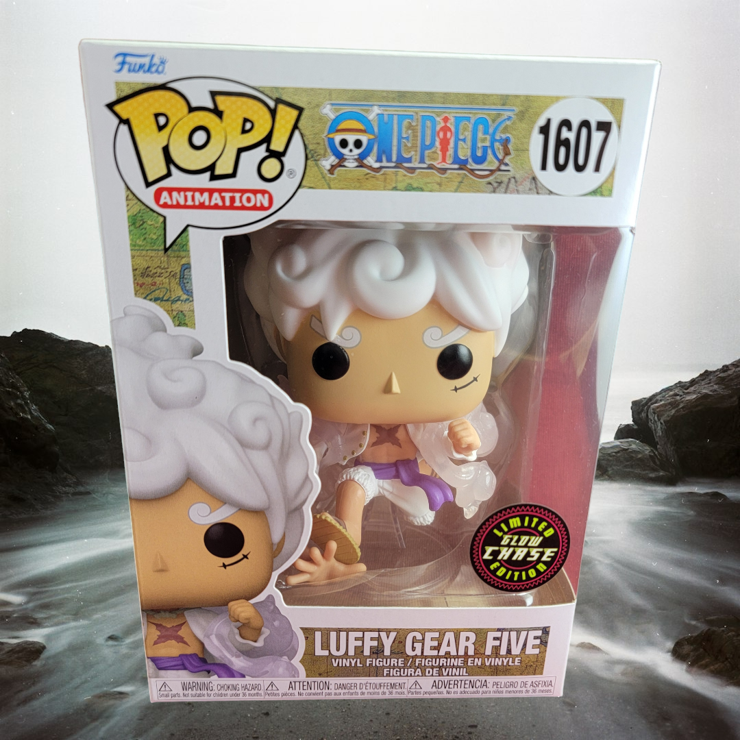 Luffy gear five chase exclusive funko # 1607 (nib) With pop protector ...