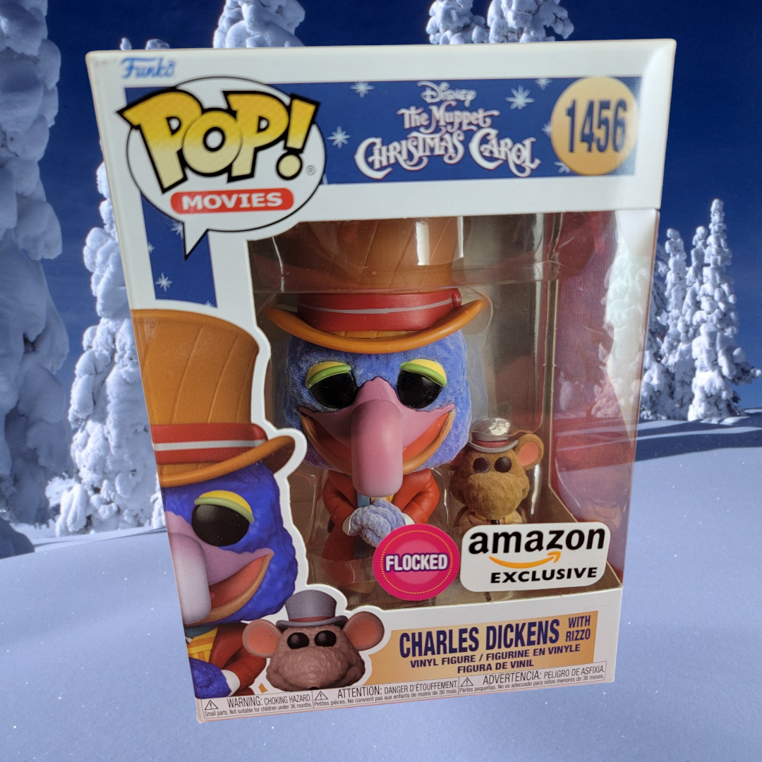 Charles Dickens with rizo amazon exclusive funko # 1456 (nib) With pop ...