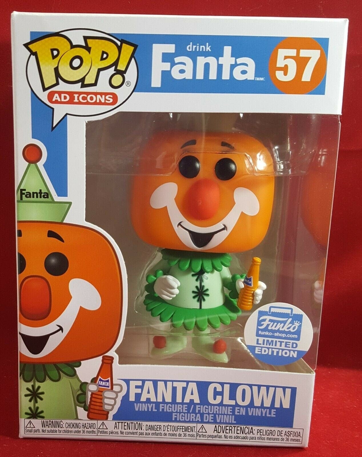Fanta Clown Funko Exclusive # 57 Ad Icons – SpeedAndGrace